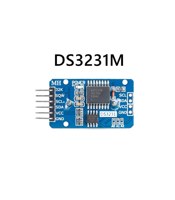 ماژول ساعت فوق دقیق DS3231M با رابط I2C