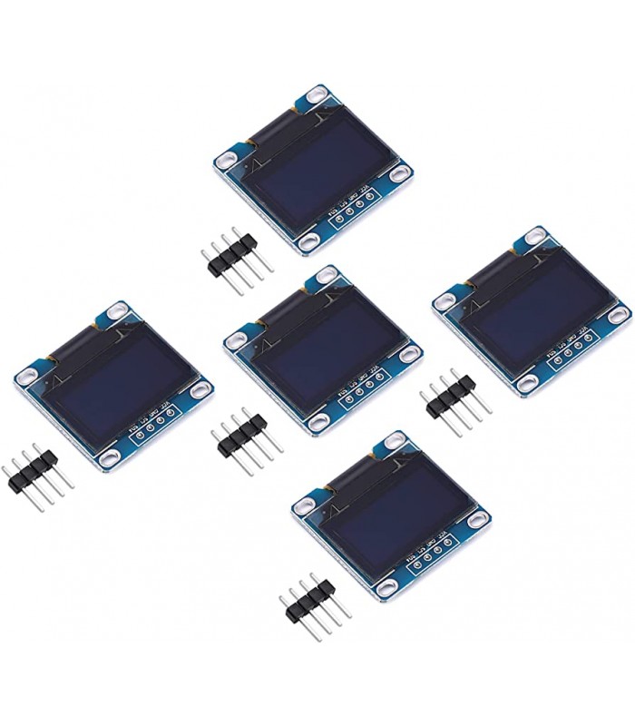 بسته 5 عددی نمایشگر OLED SSD1306 (انتخاب رنگ)