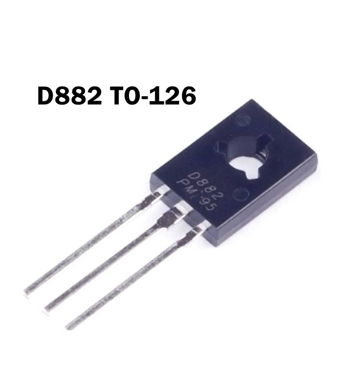 بسته 10 عددی ترانزیستور D882 پکیج TO-126