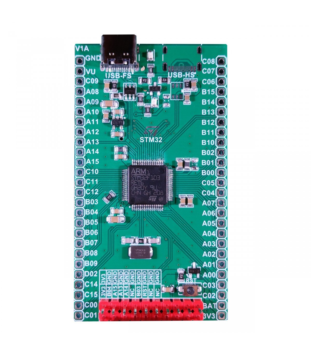 برد توسعه مدل STM32F103RET6