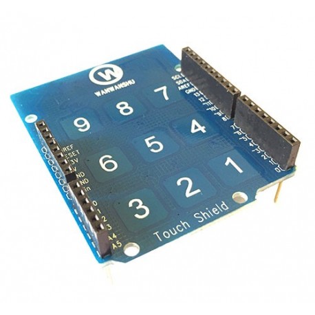 شیلد تاچ پد ماتریسی آردوینو Arduino Touch Pad Shield