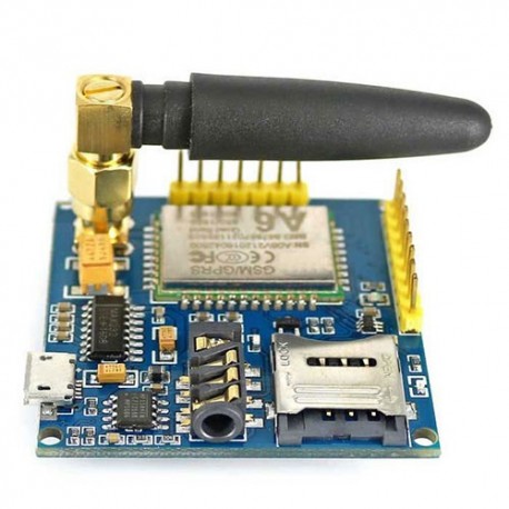 ماژول GSM با قابلیت اتصال GPRS تراشه A6 پشتیبانی از 8 کانال شبکه