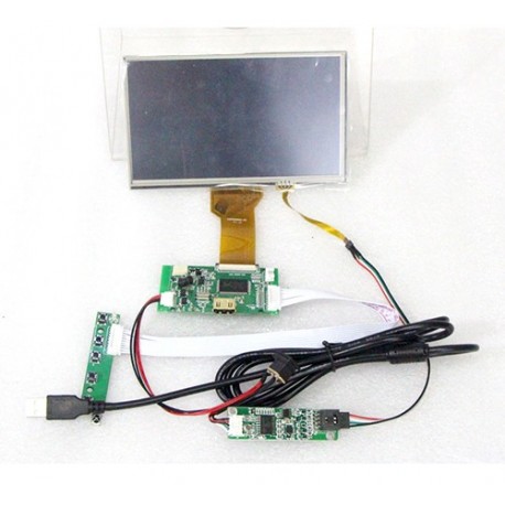 ماژول LCD ال سی دی 7 اینچ TFT 7inch LCD 50pin با ریموت کنترل و ورودی HDMI