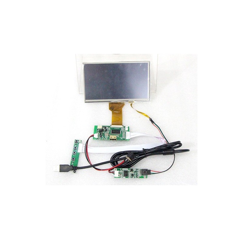 ماژول LCD ال سی دی 7 اینچ TFT 7inch LCD 50pin با ریموت کنترل و ورودی HDMI