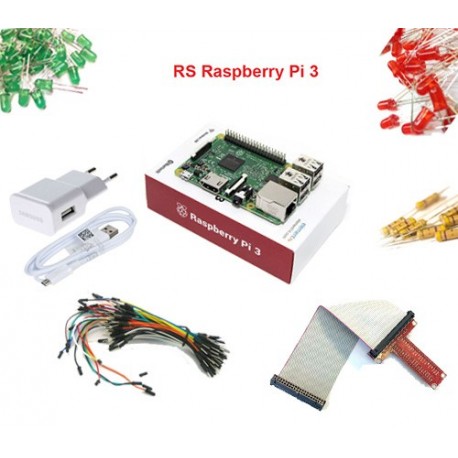 کیت آغاز به کار رزبری پای 3 Raspberry Pi مناسب الکترونیک Starter Kit